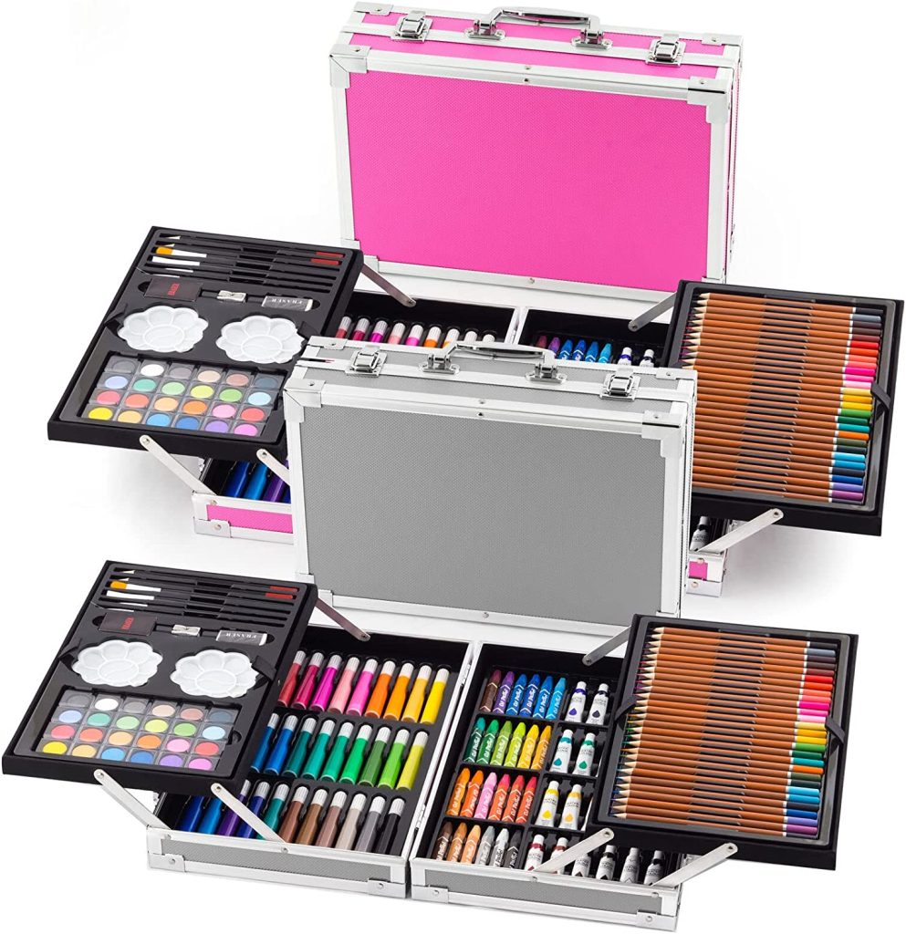 145 Pcs Professional Drawing Painting Sketching Coloring Kids Set ...