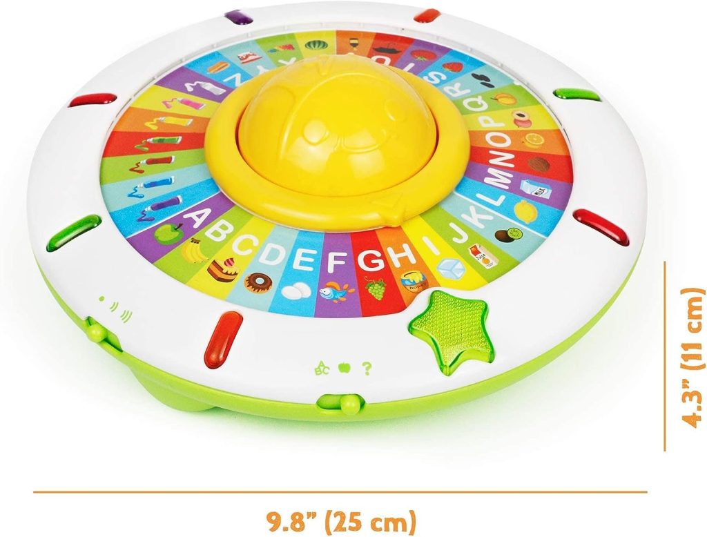 ABCs Spinning Wheel- 3 Different Toddler Toy Play Modes - Kids & Family ...