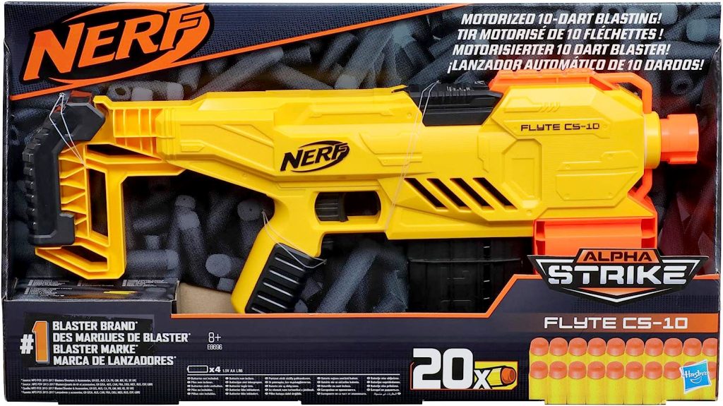 Nerf Alpha Strike Flyte Cs-10 Motorized Blaster - Kids & Family Limited