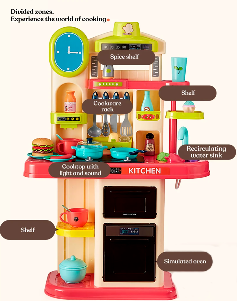 Deluxe Kitchen 50 Pcs - Kids & Family Limited