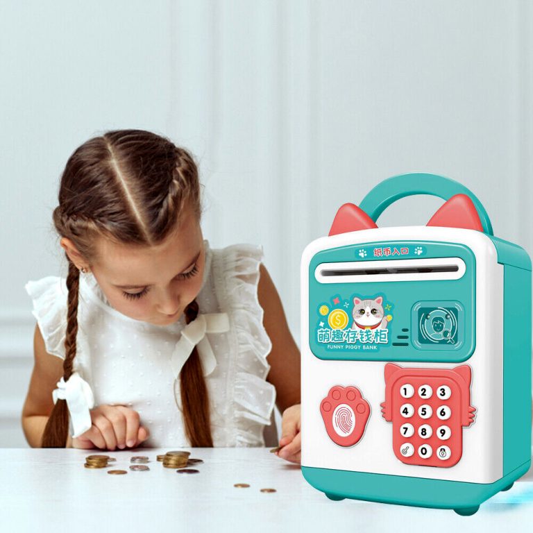Fingerprint Unlock Coin Bank - Kids & Family Limited