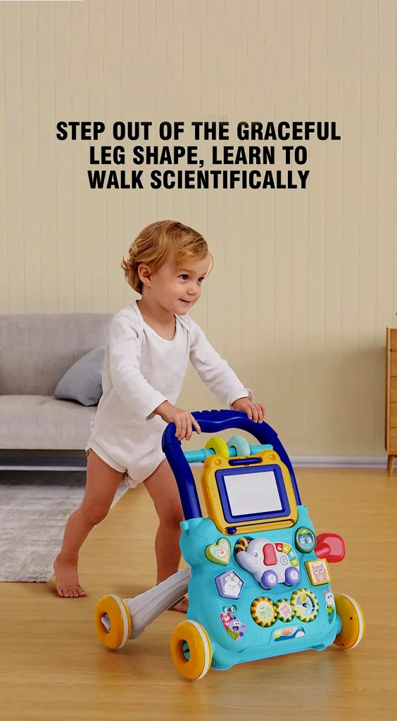 Interactive Push Walker With Educational Board - Kids & Family Limited
