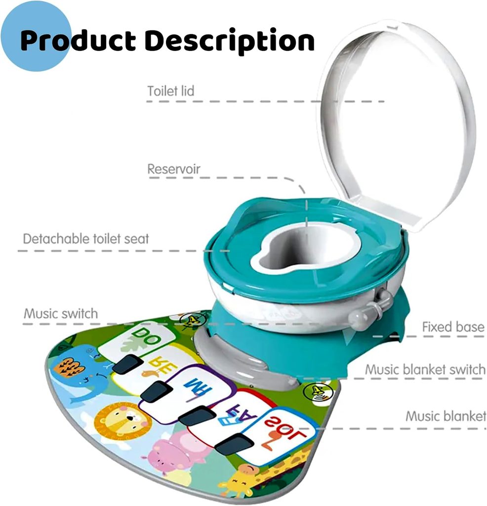 Potty 3-in-1 Multi-Functional with Musical Blanket for Kids - Kids ...