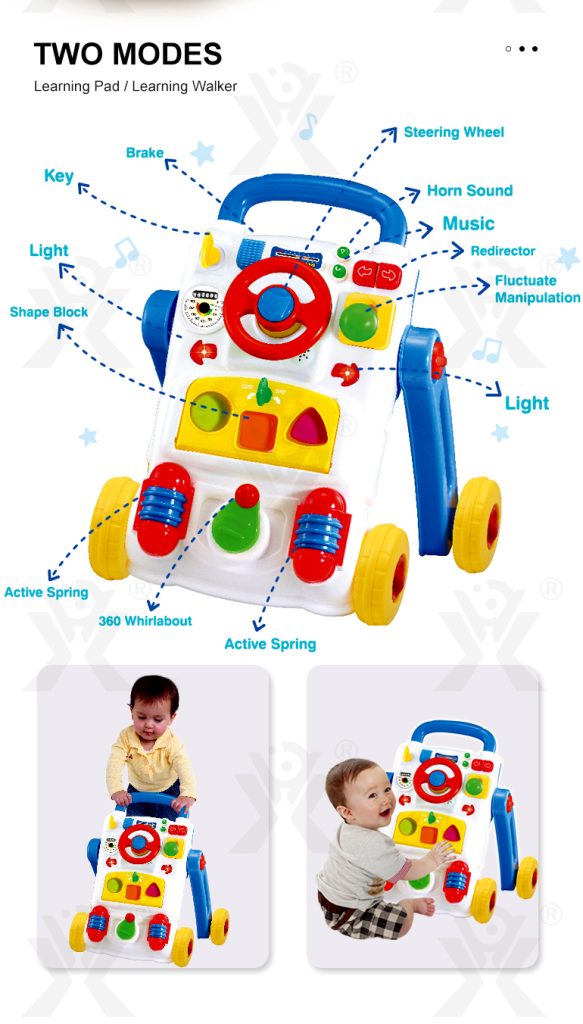 Multifunctional Music Push Cart Walker - Kids & Family Limited